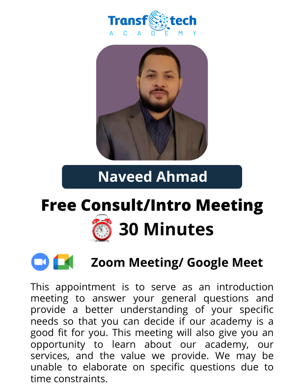 Naveed - Transfotech Academy
